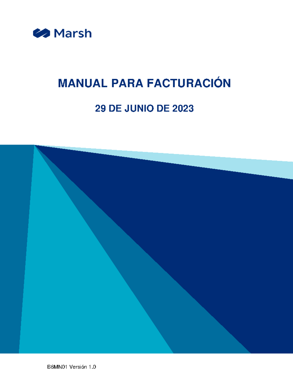 Anexo 5. Manual de facturacion SICS Junio 2023 - B6MN01 Versión 1 ...