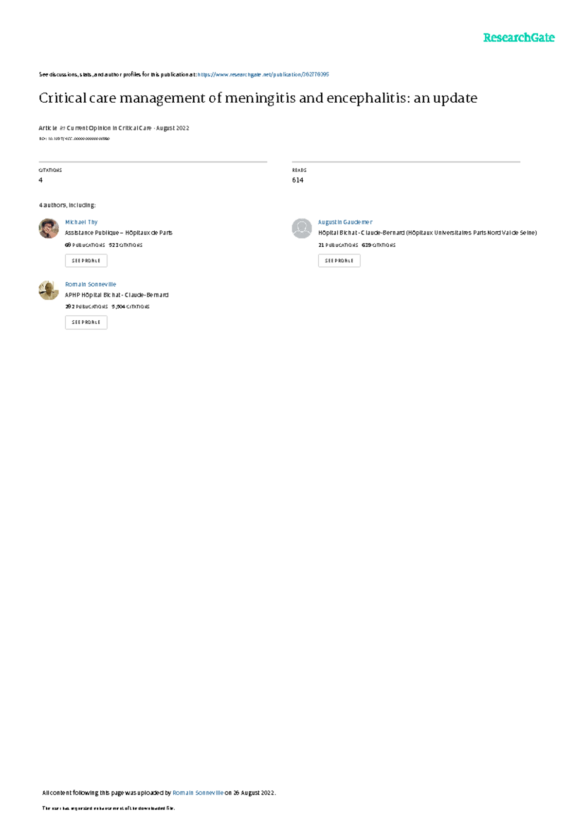 Coicc 2022meningitisandencephalitis - See discussions, stats, and ...