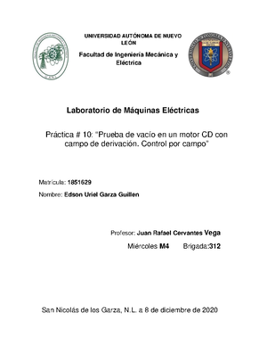 Practica 4 lab de maquinas electricas 1 - Reporte de Laboratorio Máquinas Eléctricas I MEDICIÒN ...