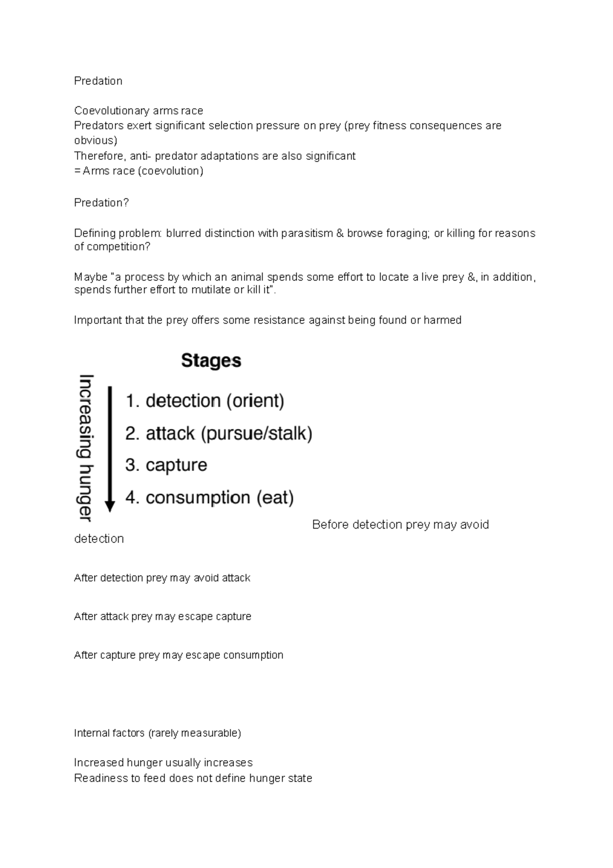 Predation foraging - Ximena Nelson - Predation Coevolutionary arms race ...