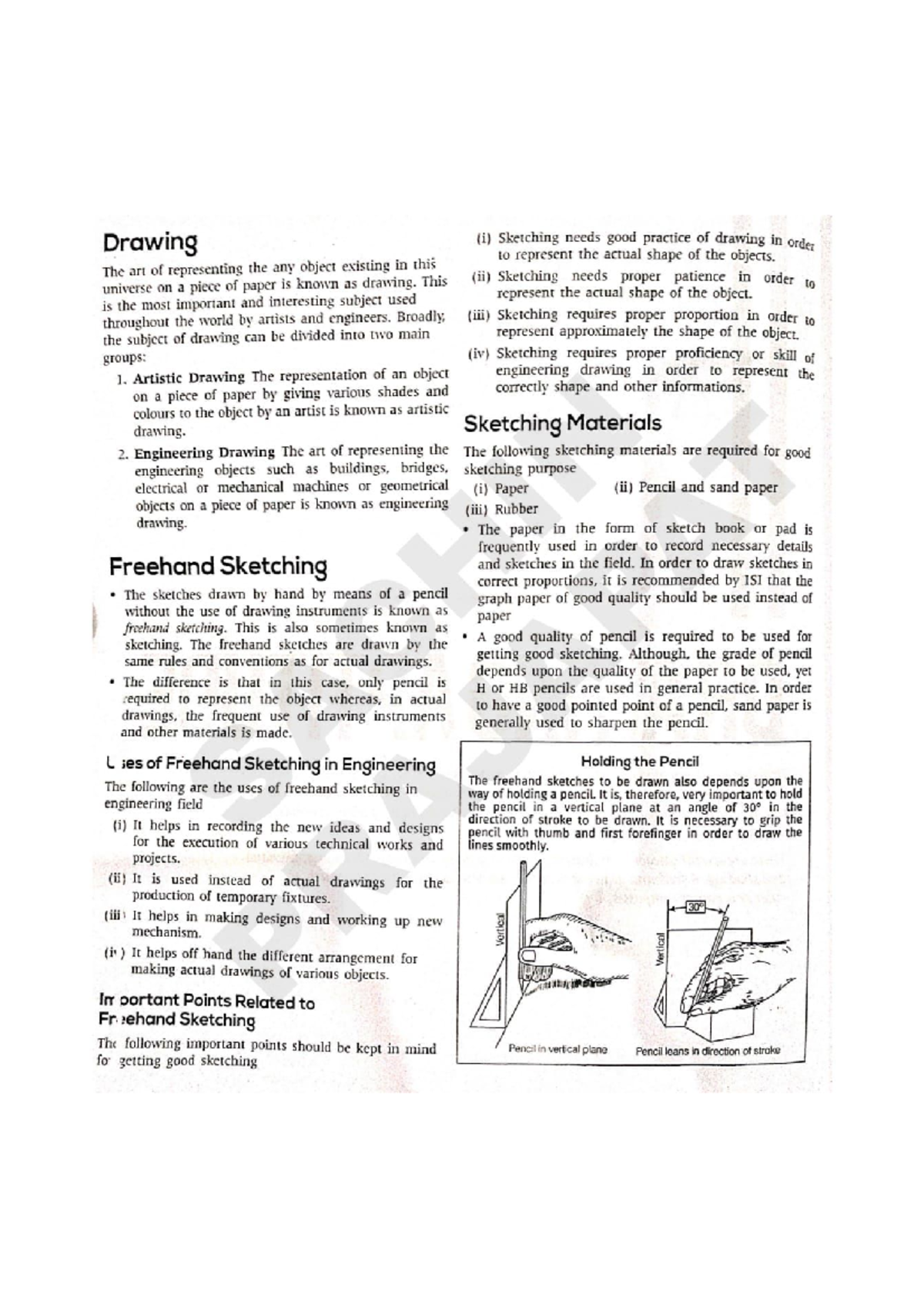 Jee drawing notes - Entrance preps - Architecture - Studocu