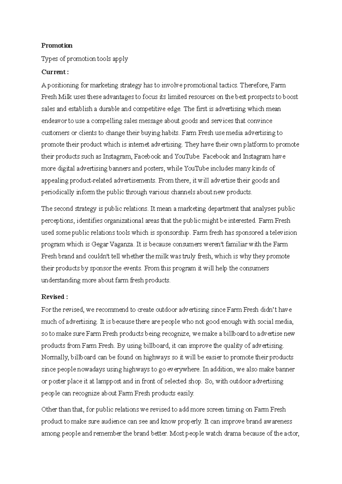 Promotion MKT243 - new - Promotion Types of promotion tools apply ...