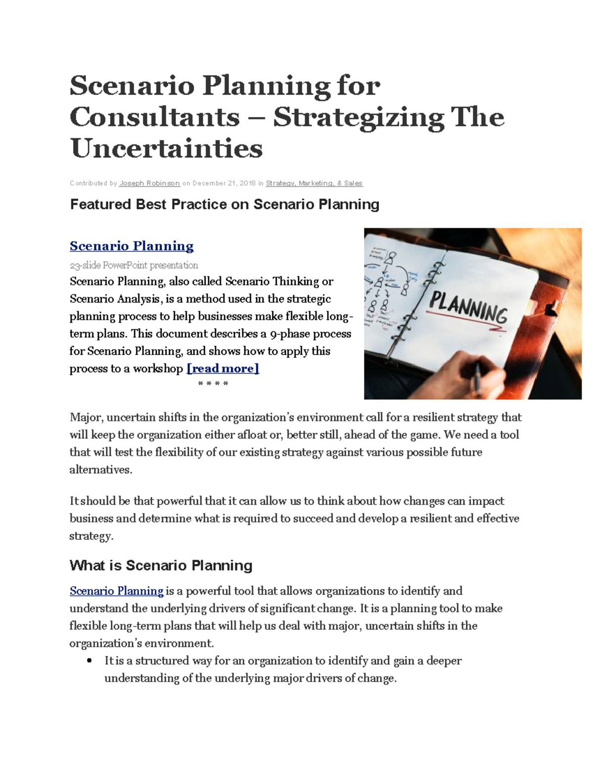 New Microsoft Word Document - Scenario Planning for Consultants ...