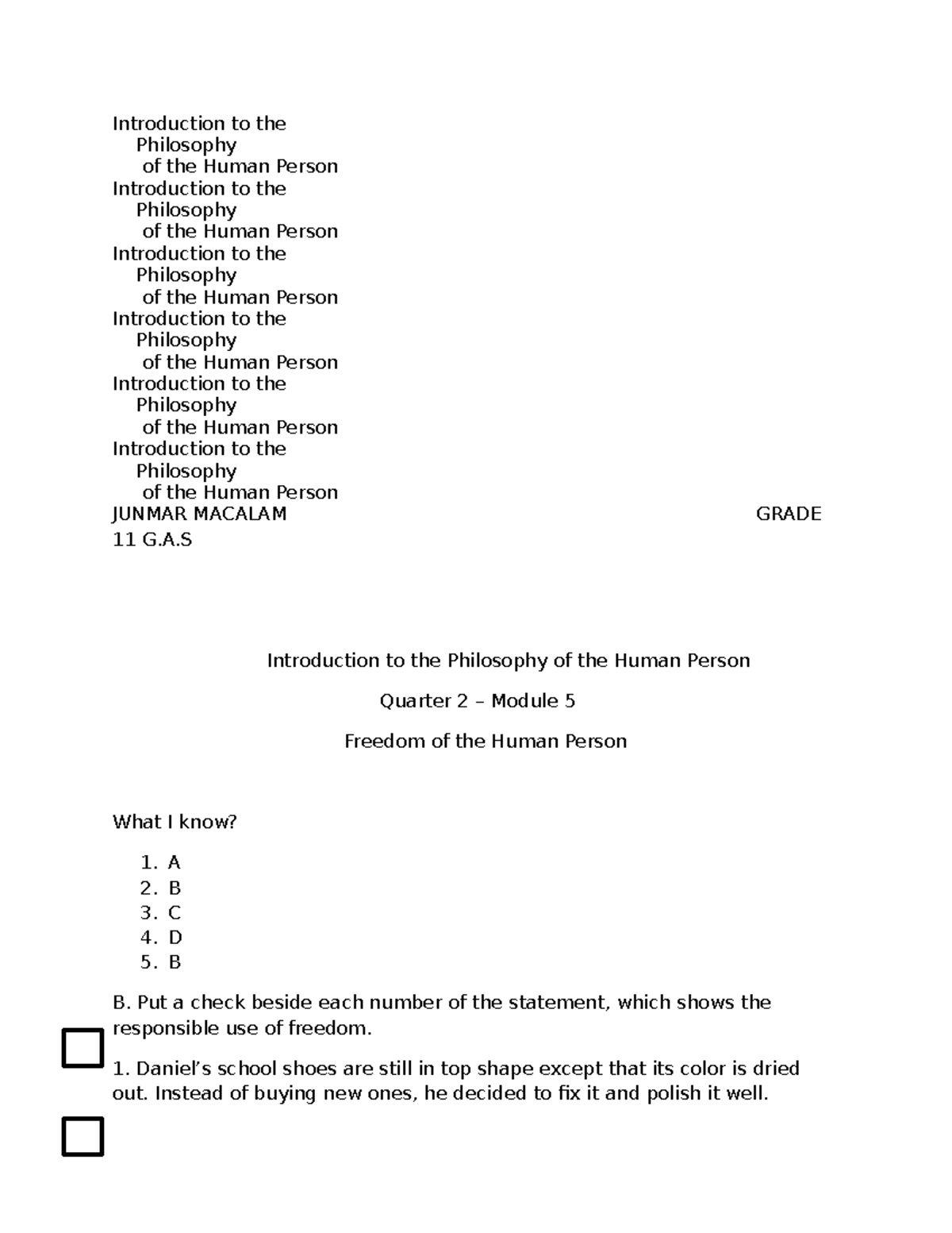 Introduction-to-the philosophy lecture notes module 5 - Operation ...