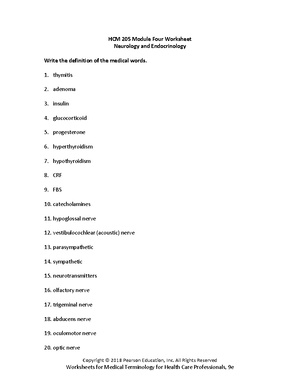 HCM 205 Module Three Worksheet complete - HCM 205 Module Three ...