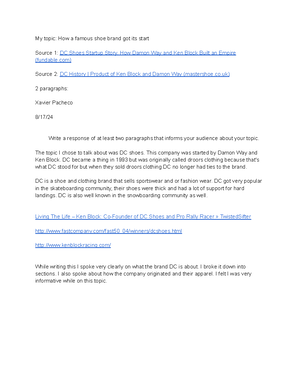 Tour Reflection Template copy - MANSC 200 – Tour Reflection Student ...