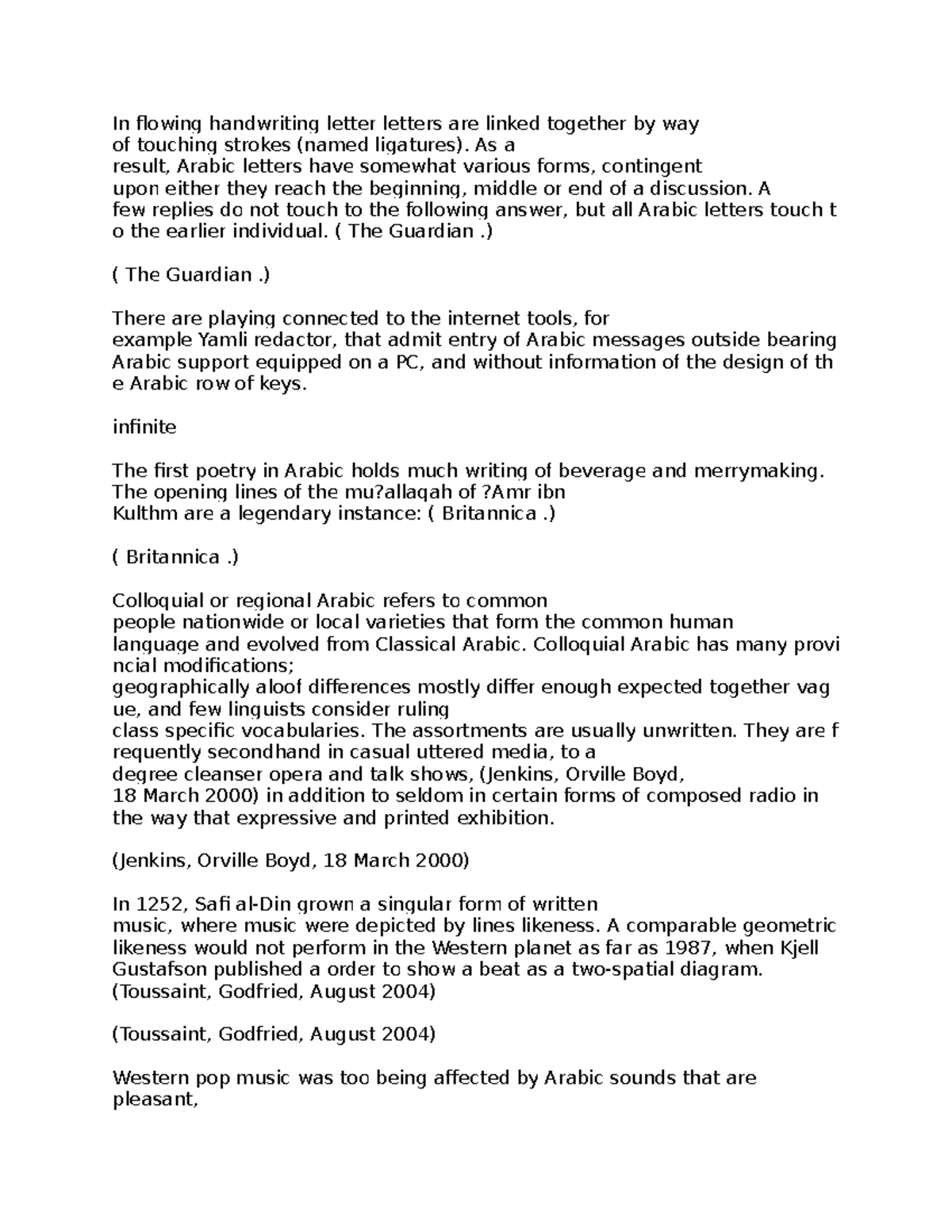 ALMC Assignment 3 - In flowing handwriting letter letters are linked ...