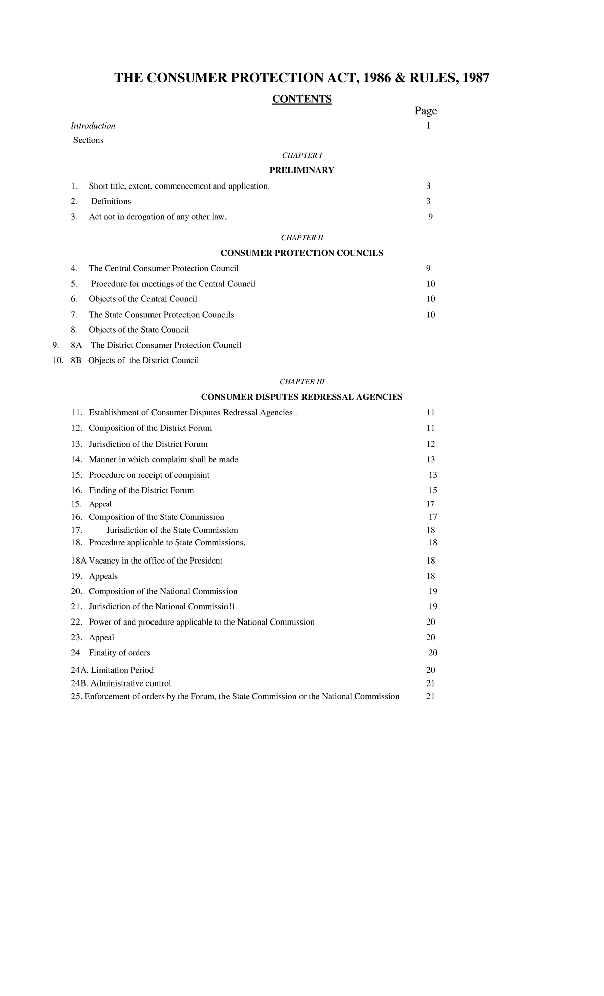 THE Consumer Protection ACT, 1986 & Rules, 1987 - THE CONSUMER ...