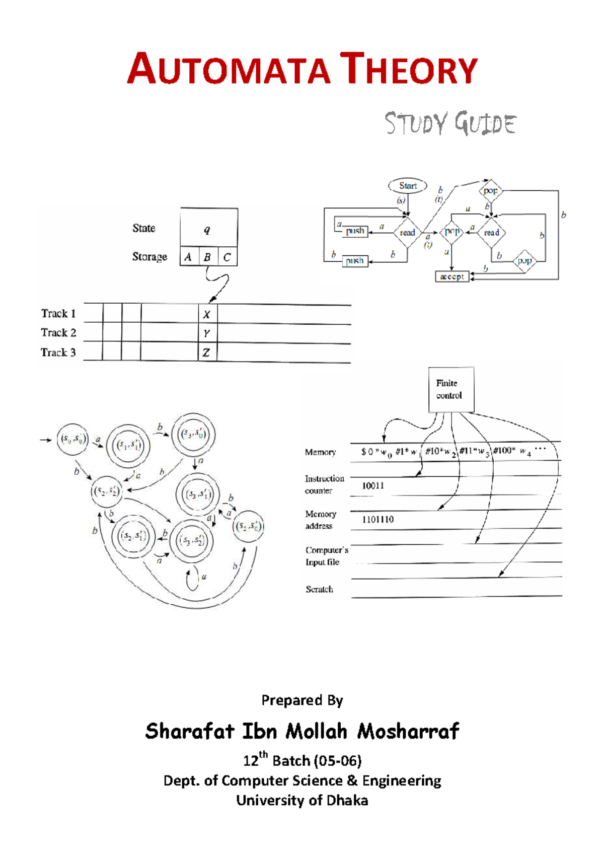 Automata Study Guide - Course content summary - AUTOMATA THEORY - Studocu