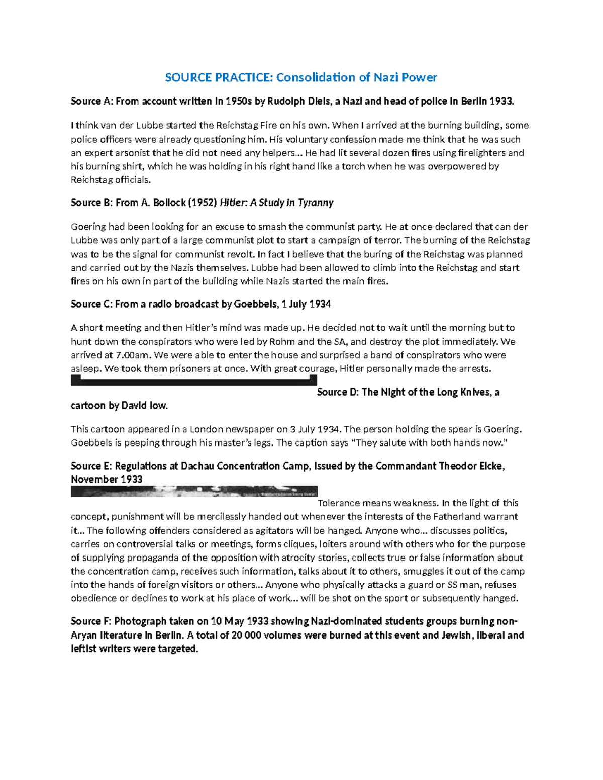 Source Practice - Power and Authority in the Modern World ...