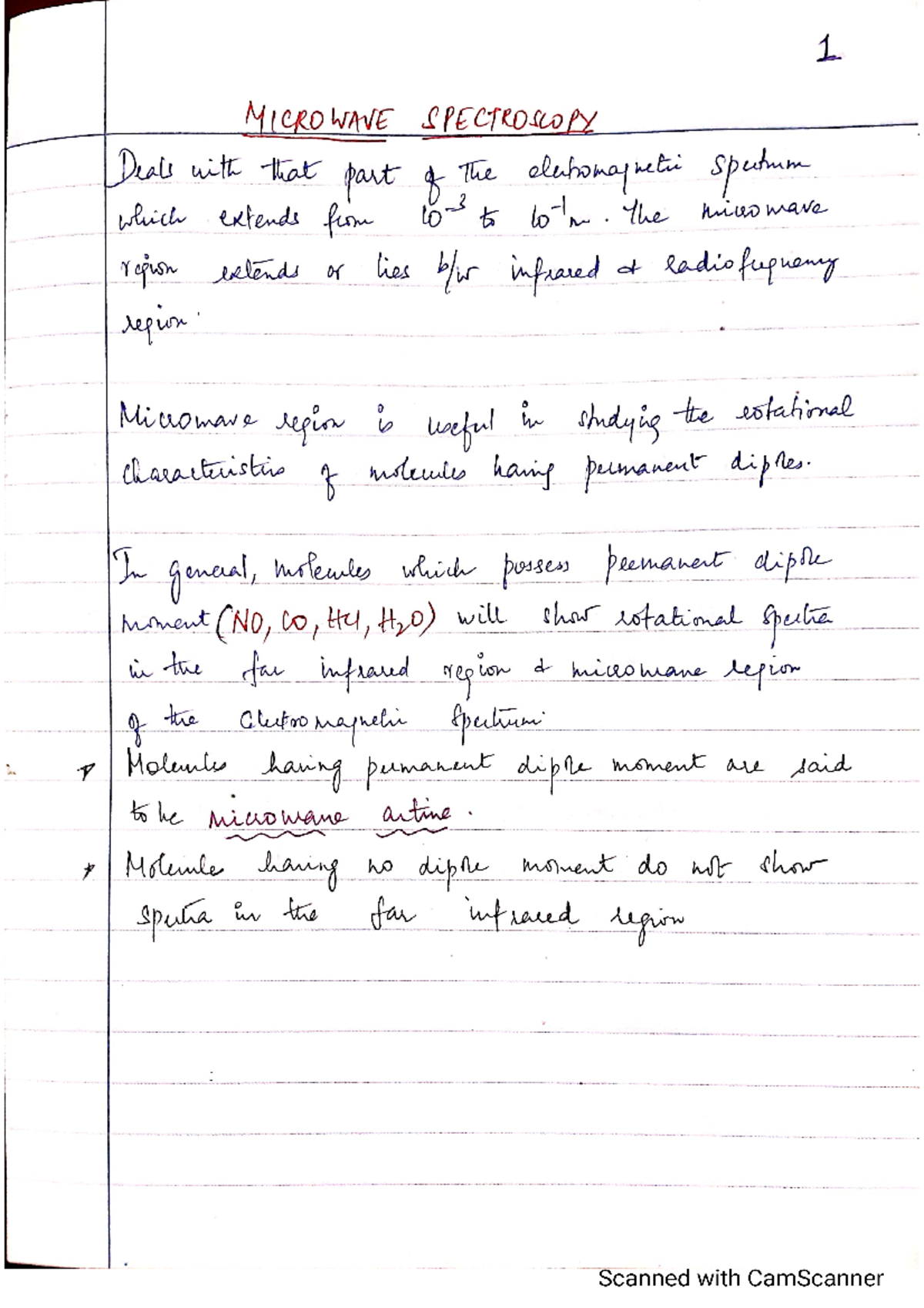 Microwave Spectroscopy - Chemistry - Studocu