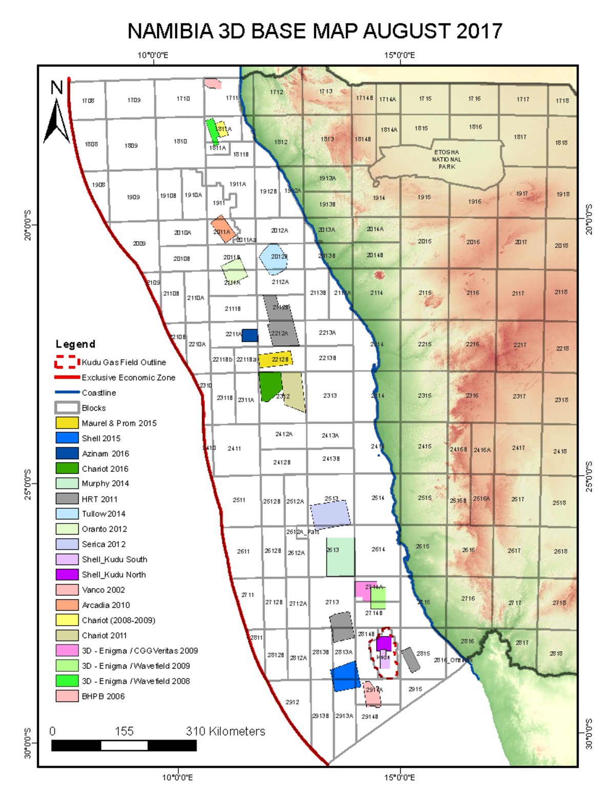 F9d Namibia 3D BASE MAP August 2017 - 2815 2816_Offshore 2816 ...