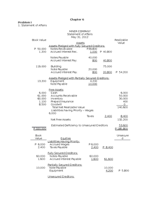 Solution Chapter 8 Solution Manual / Key Answers Advanced Accounting Dayag 2013 - **Chapter 8 ...