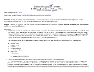 CJ- 300 Final Project - 7-1 Final Project Submission: Literature Review ...