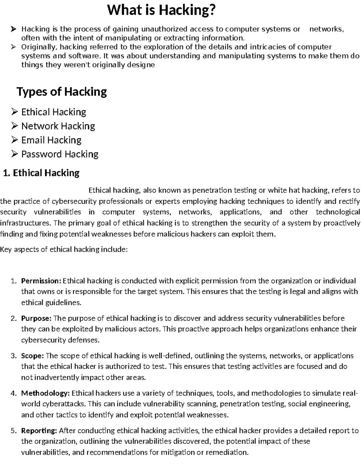 Hacking - Originally, hacking referred to the exploration of the ...