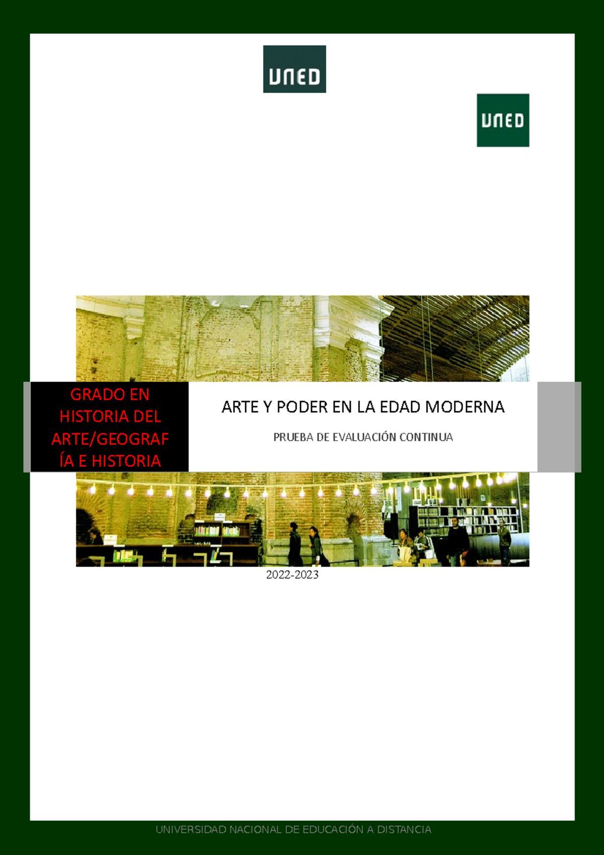 PEC arte y poder edad moderna 22-23 - GRADO EN HISTORIA DEL ARTE ...