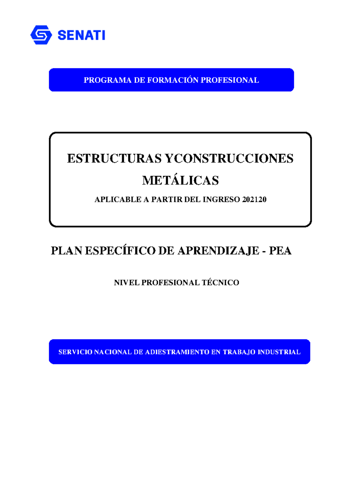 PEA-202120-MECD - pea - PLAN ESPECÍFICO DE APRENDIZAJE - PEA NIVEL ...