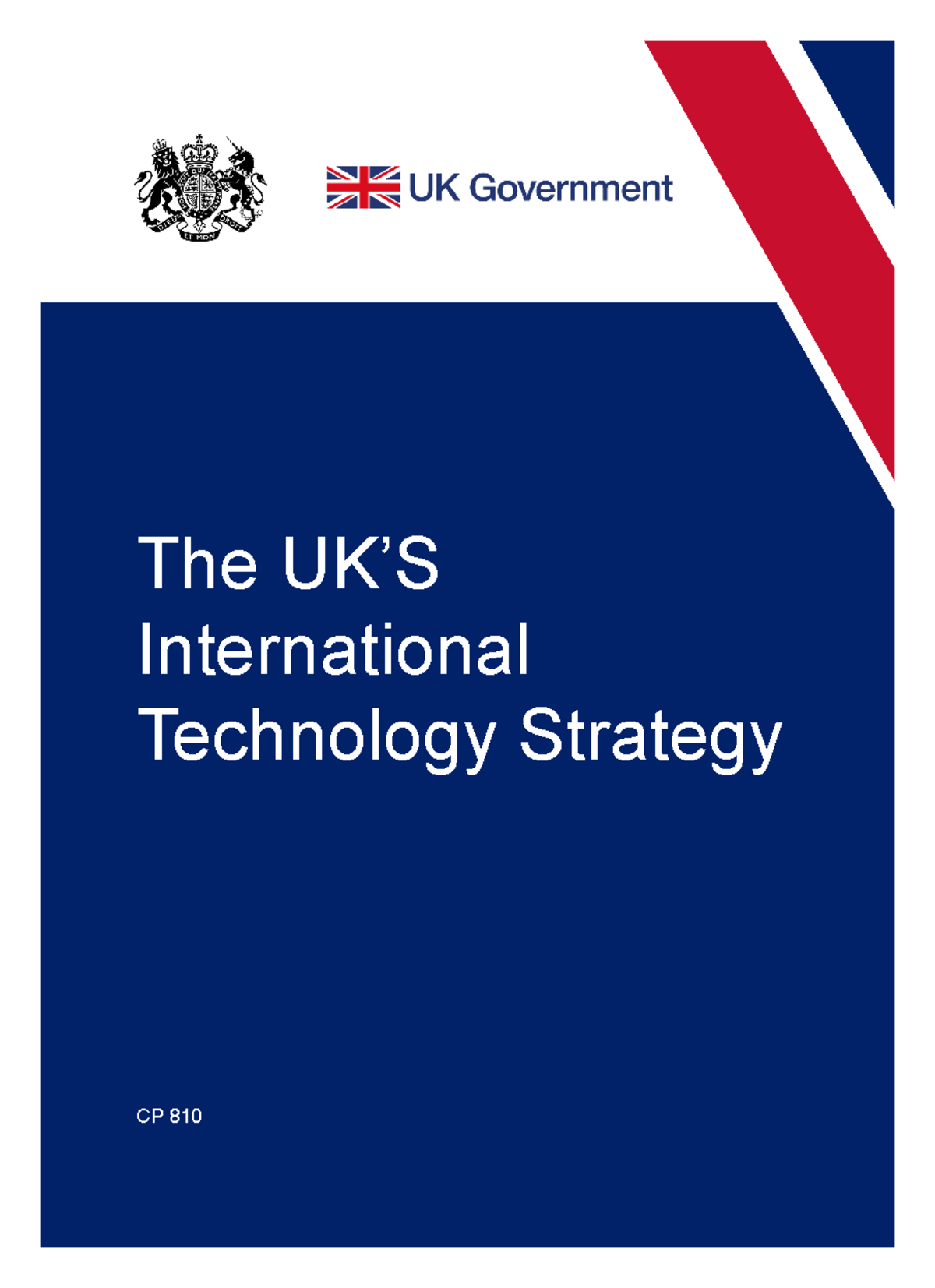 Uk international technology strategy web version - The UK’S ...
