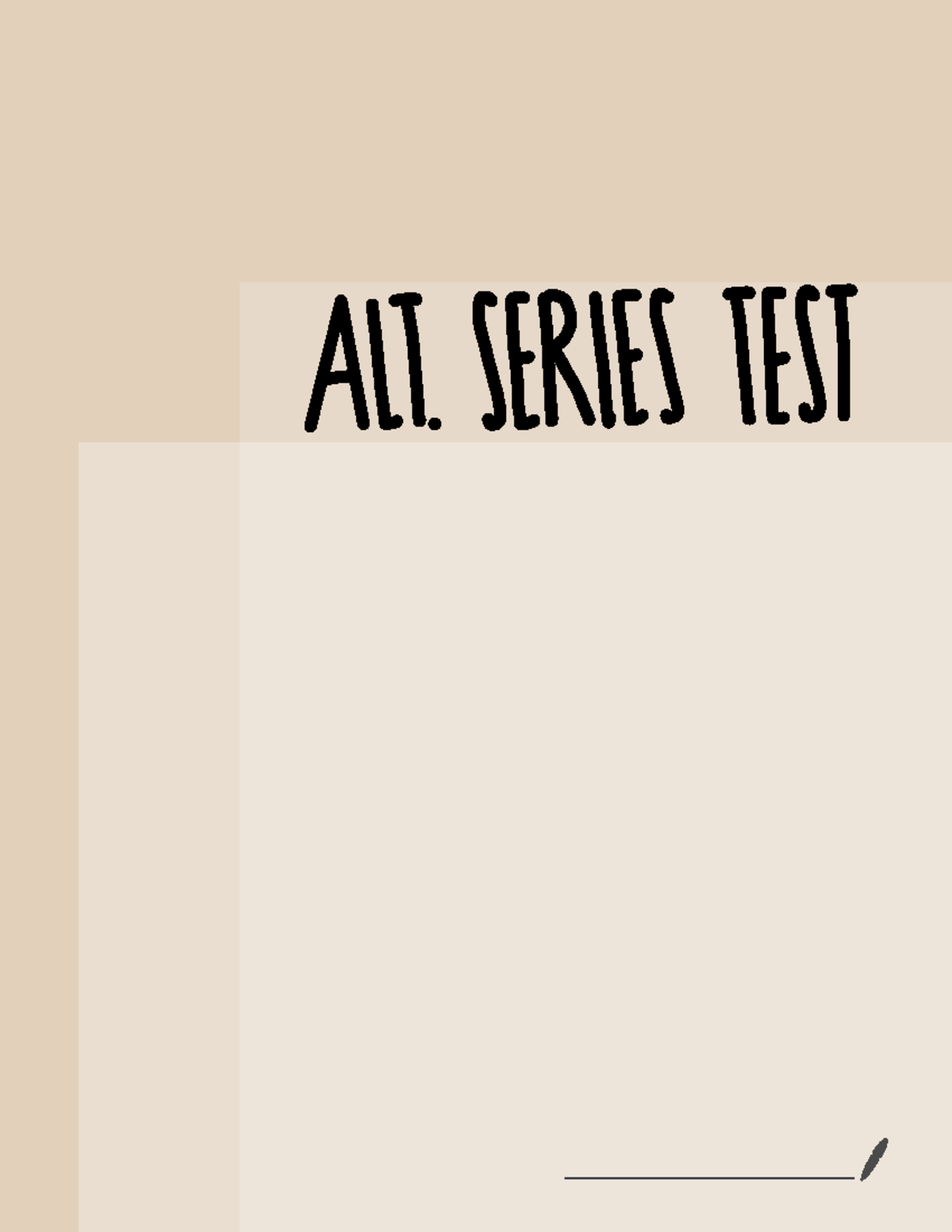 AP Calculus Alternating Series Notes - IT . SERIES TEST - Studocu