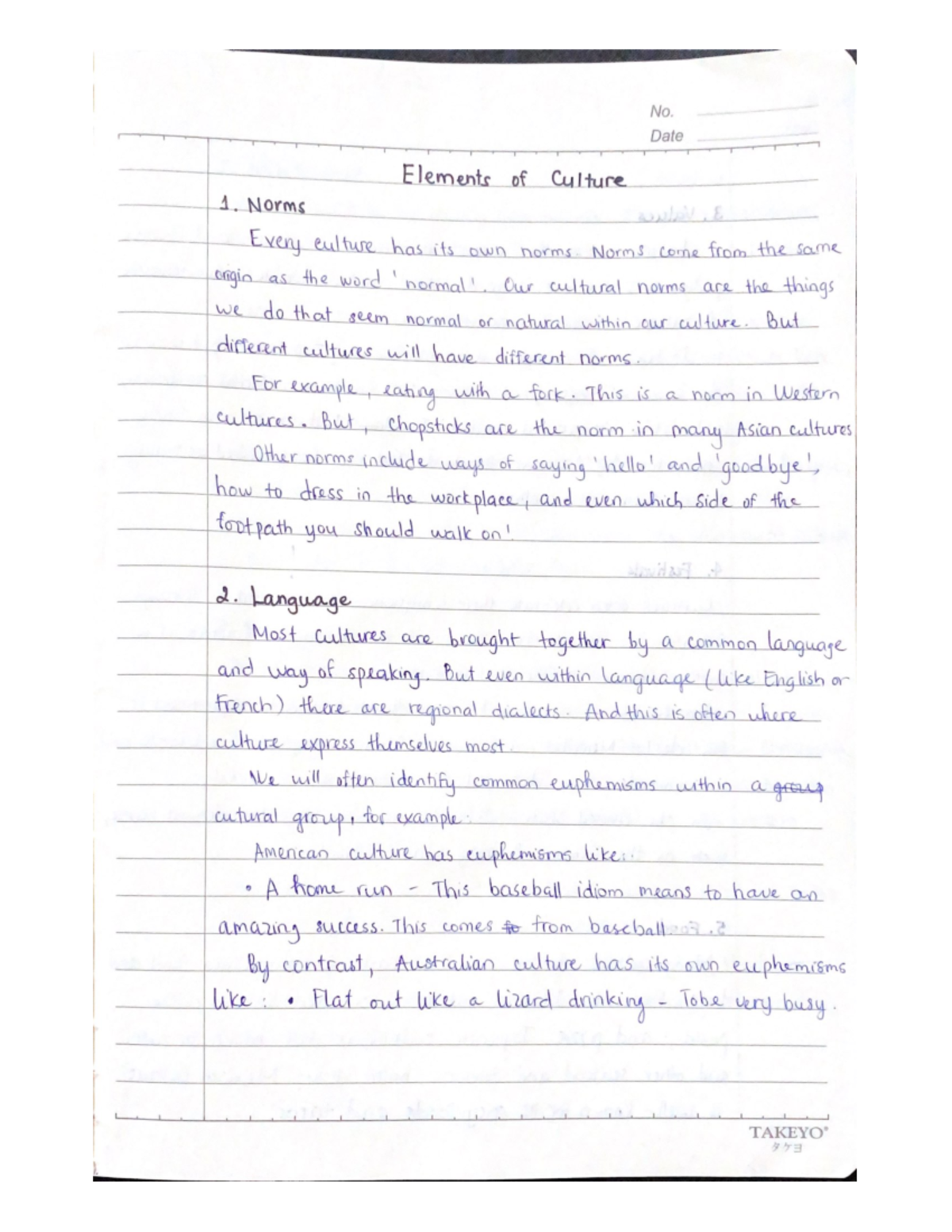 Elements of Culture - British and American Cultural Studies - Studocu