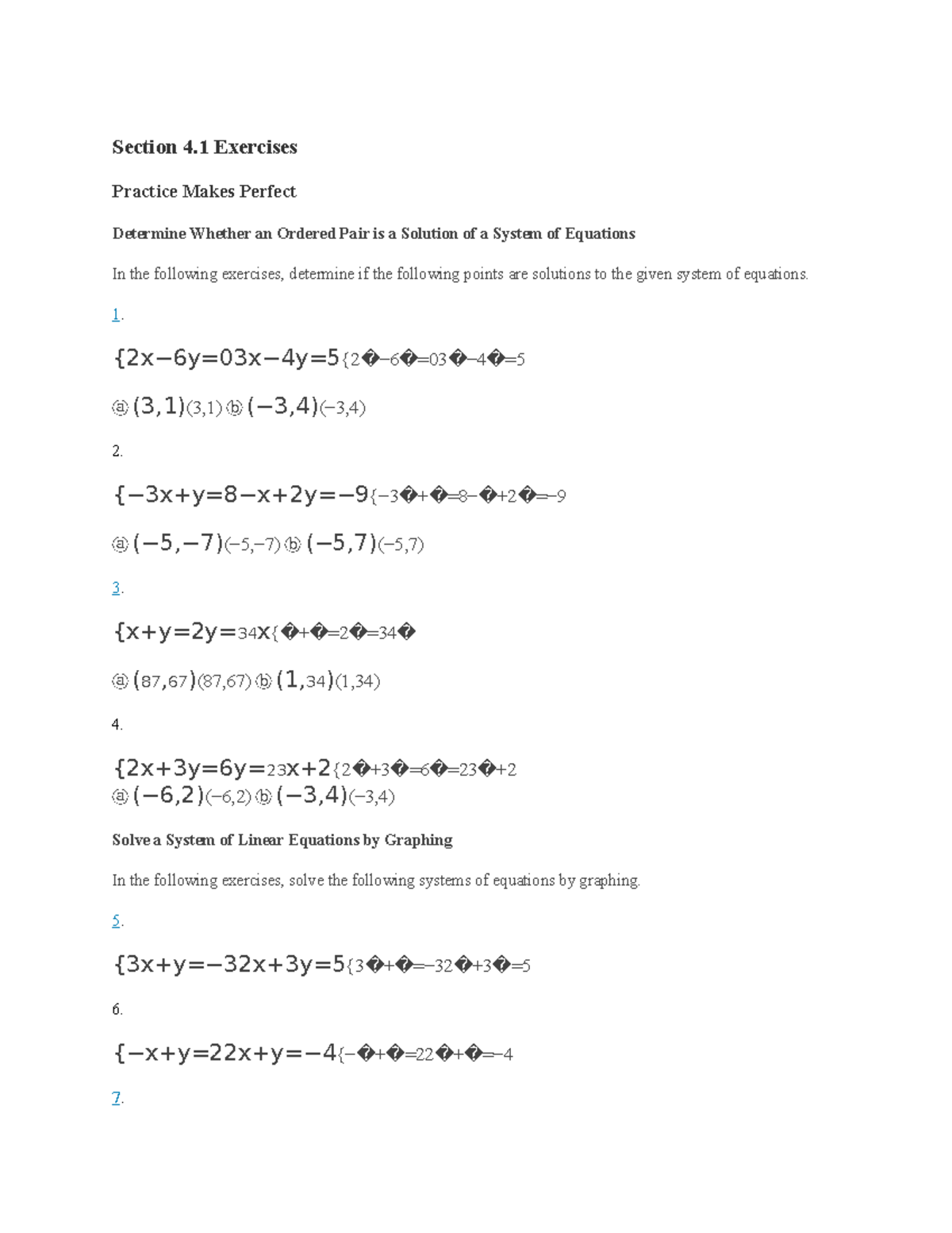 4.1 Practice Excersises - Section 4 Exercises Practice Makes Perfect ...