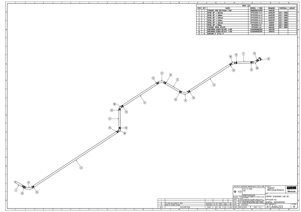 A604223 B - FOR LIMITS OF UNTOLERANCED DIMENSIONS REFER TO DRG. A4 ...