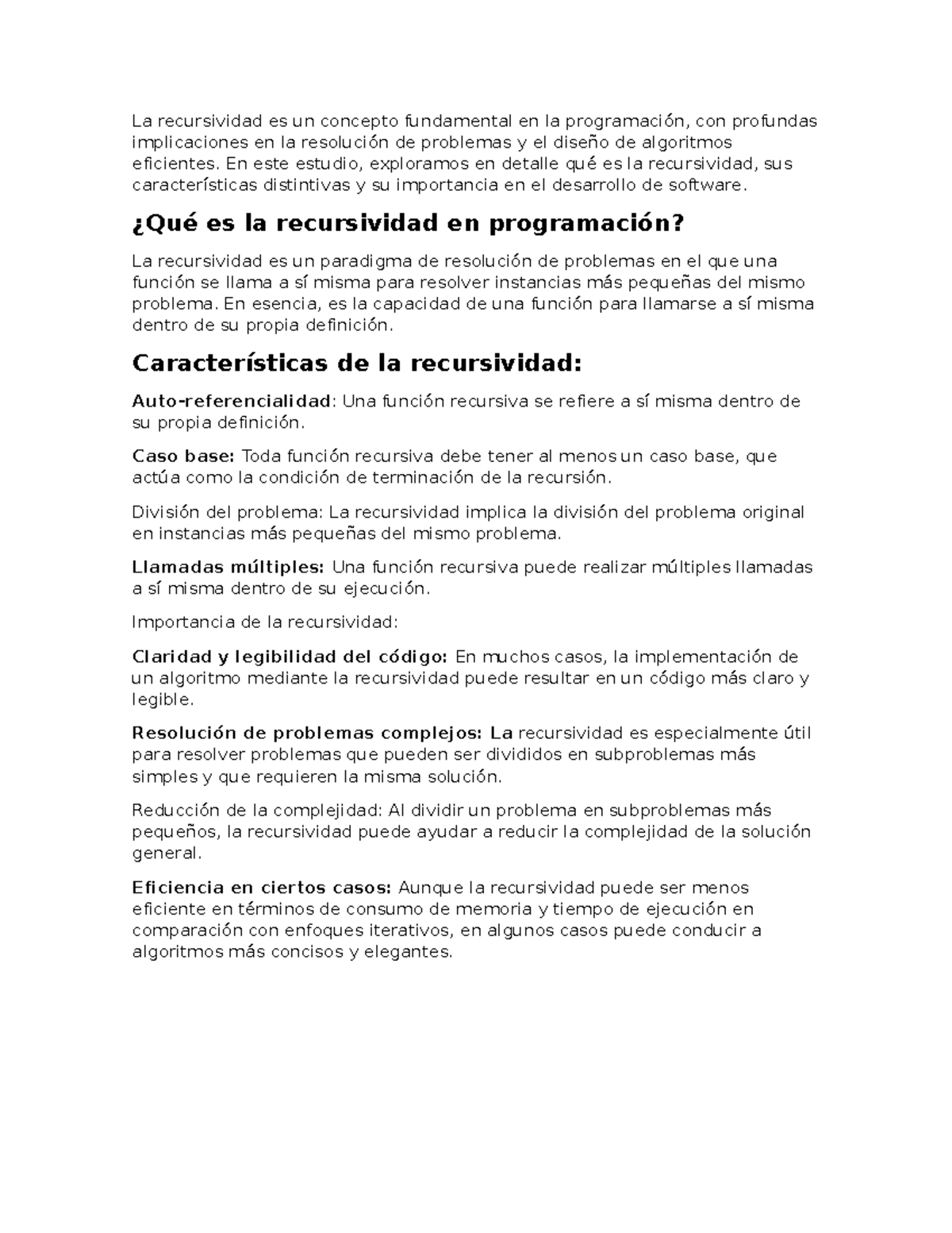 Recursividad - En este estudio, exploramos en detalle qué es la ...