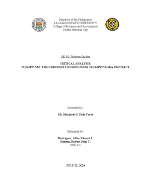 Learning Check -1 - envi scie lecture notes and answer sheet - Allan ...