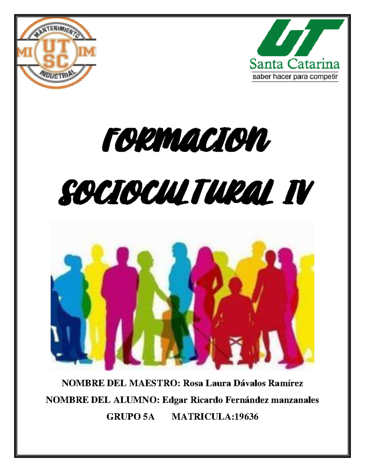 Act2 FSC4 P2 ERFM - documento de formación sociocultural - FORMACION ...
