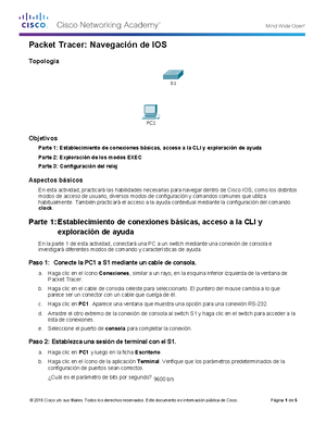 4.1.2.4 Lab - Identifying Network Devices and Cabling - Página 1 de 3 Práctica de laboratorio A ...