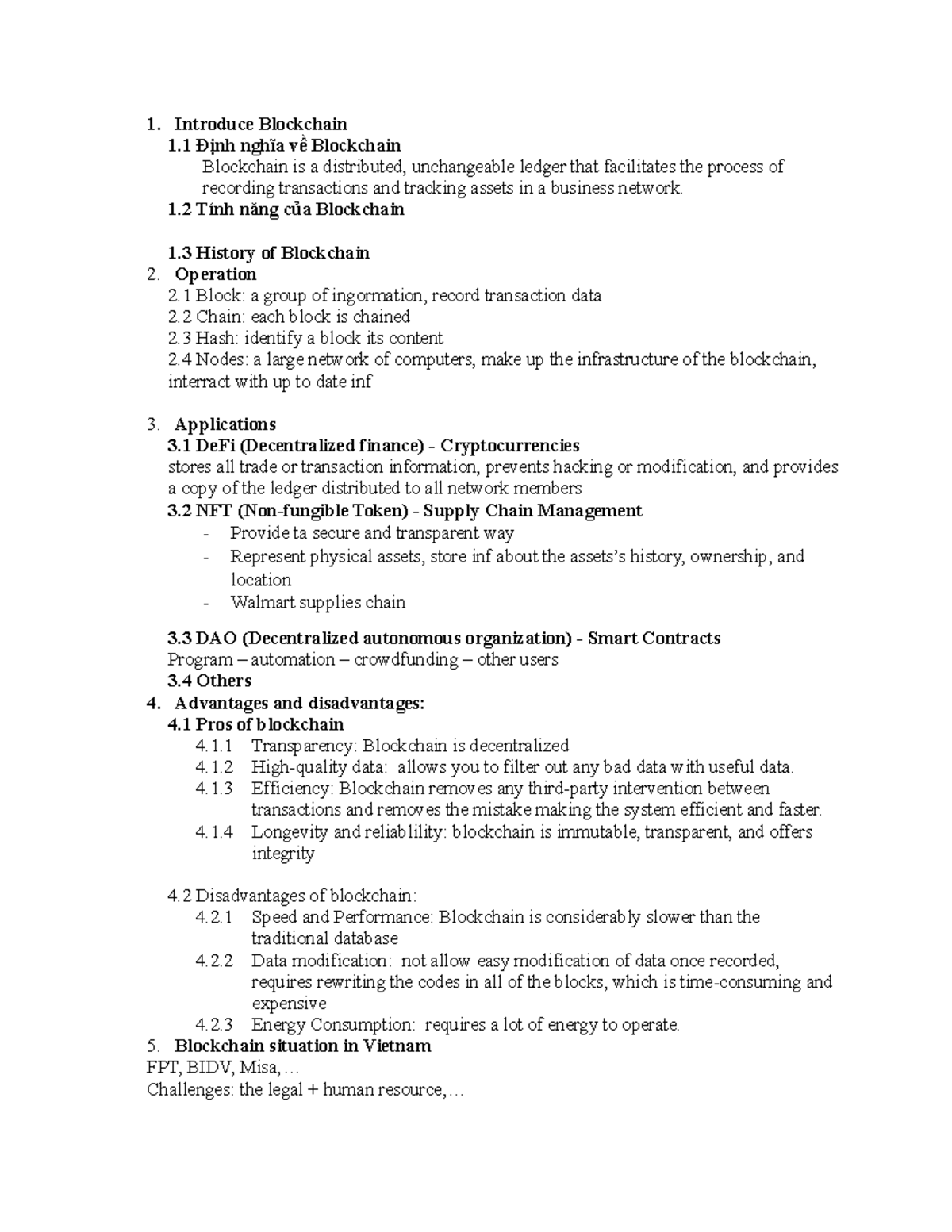 Blockchain note - management information system - Introduce Blockchain ...