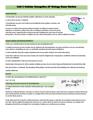 Unit 6 Gene Expression and Regulation AP Bio Exam Review - Unit 6 Gene ...