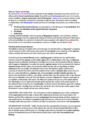 Analysis PART 1 THE Killing OF THE Albatross - ANALYSIS PART 1 THE ...