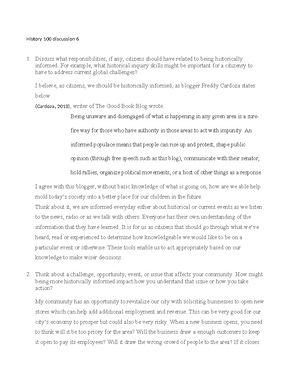 HIS 100 Module One Activity Template exploration - HIS 100 Module One ...