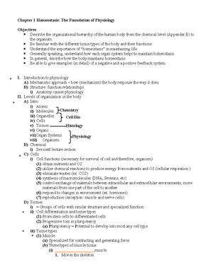 Anatomy Homework ONE - notes - Homework Assignment Week 1 - relative ...