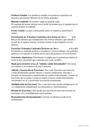 Math 8 - First Quarter Test Review Notes - MATH 8 Written Work No. 1 ...