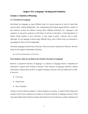 Logic Handout 1-3 - Lecture notes 1-3 - CHAPTER ONE: BASIC CONCEPTS IN ...