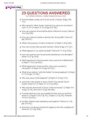 BOOK OF Mormon Scripture Mastery Passages - Previous: Pronouncing Guide ...