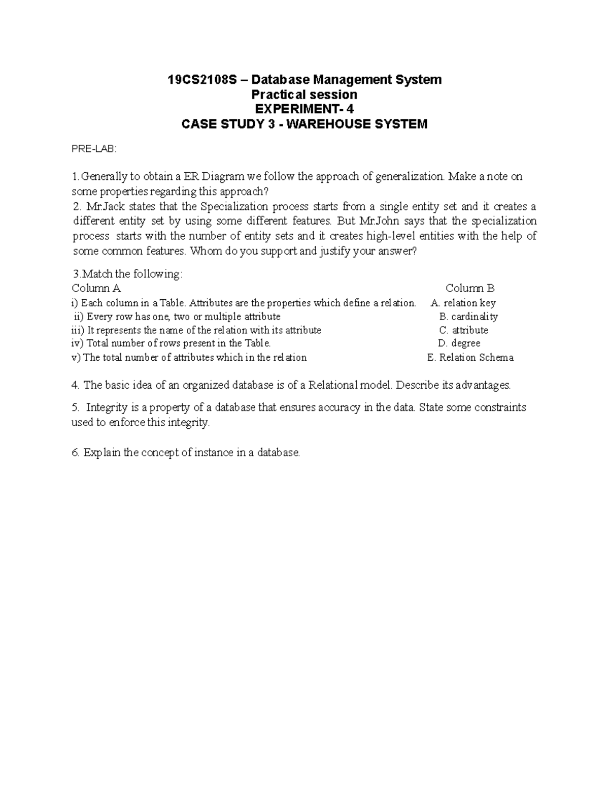 19CS2108 DBMS Lab4 - Gavb a - 19CS2108S – Database Management System ...
