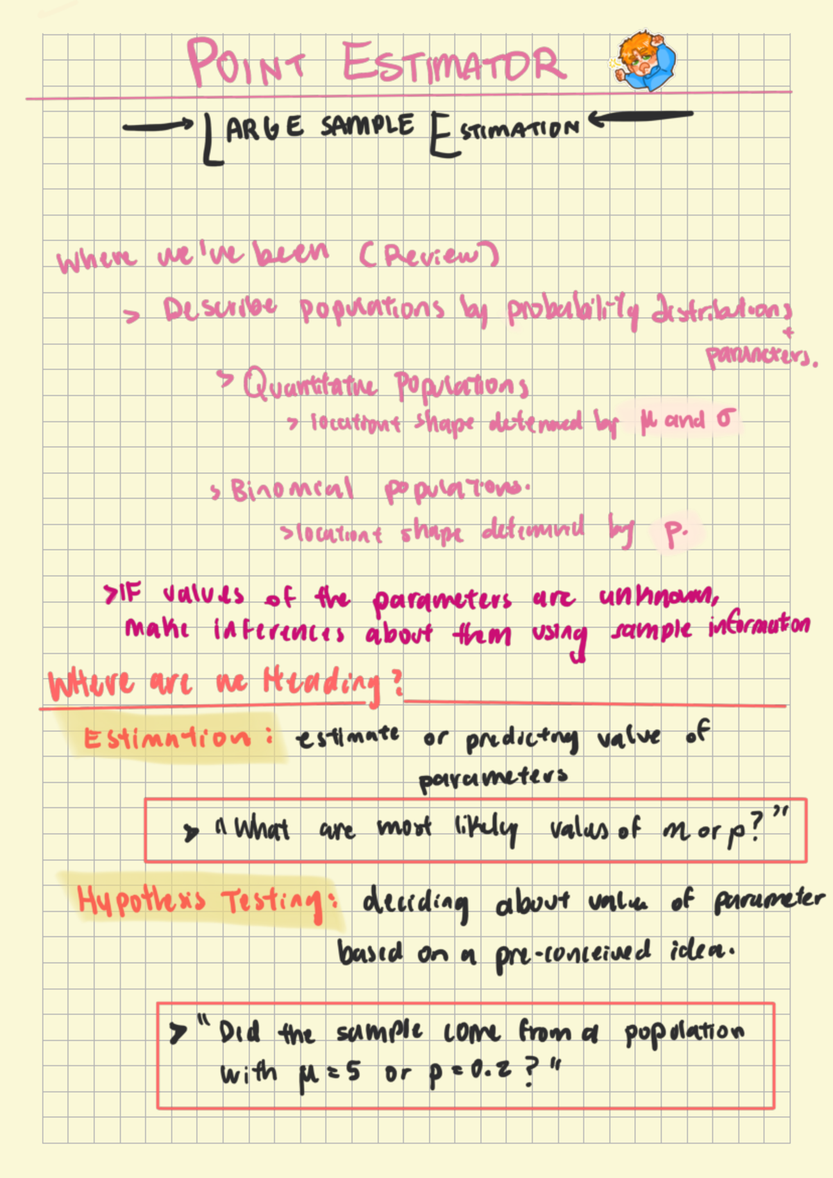 Week 8: Point estimator - Stat 2507 - Carleton - Studocu