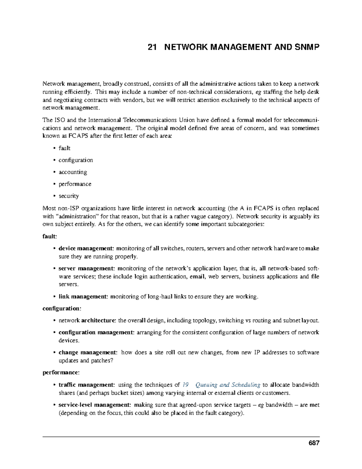 Computer Network 21 Network Management And Snmp Network Management Broadly Construed