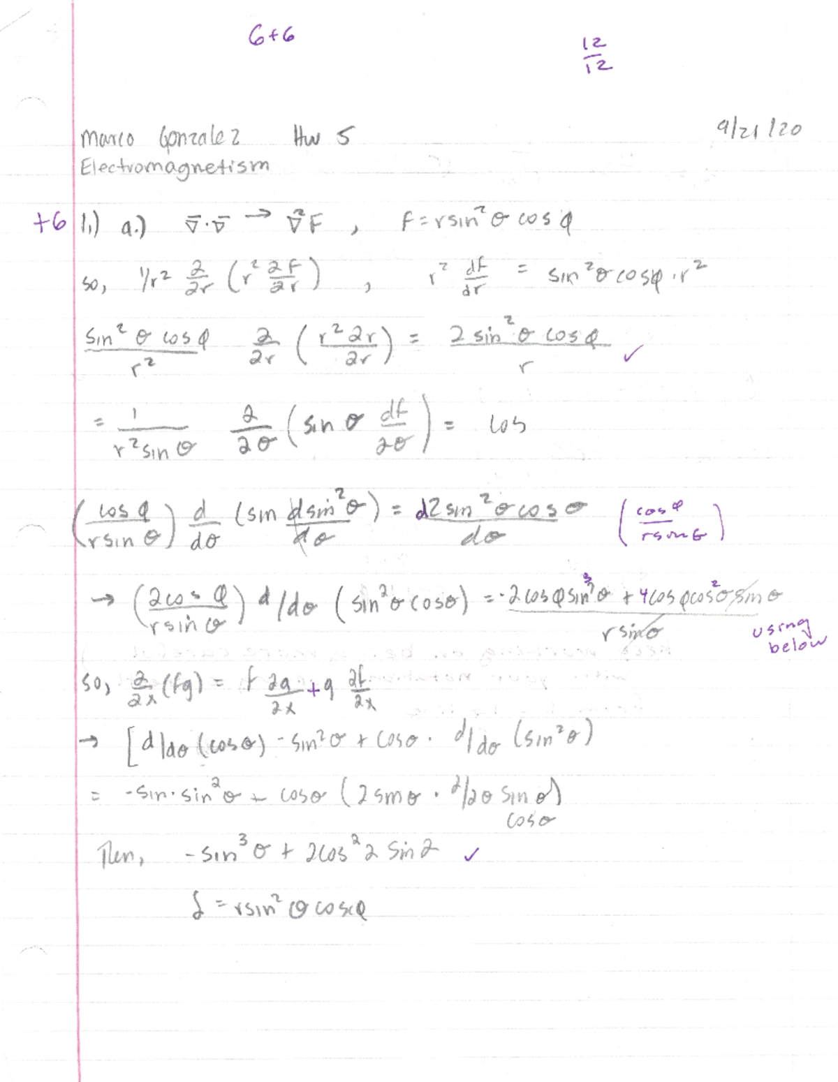 Homework 5 (No Corrections Needed) - PHYS 401 - Studocu