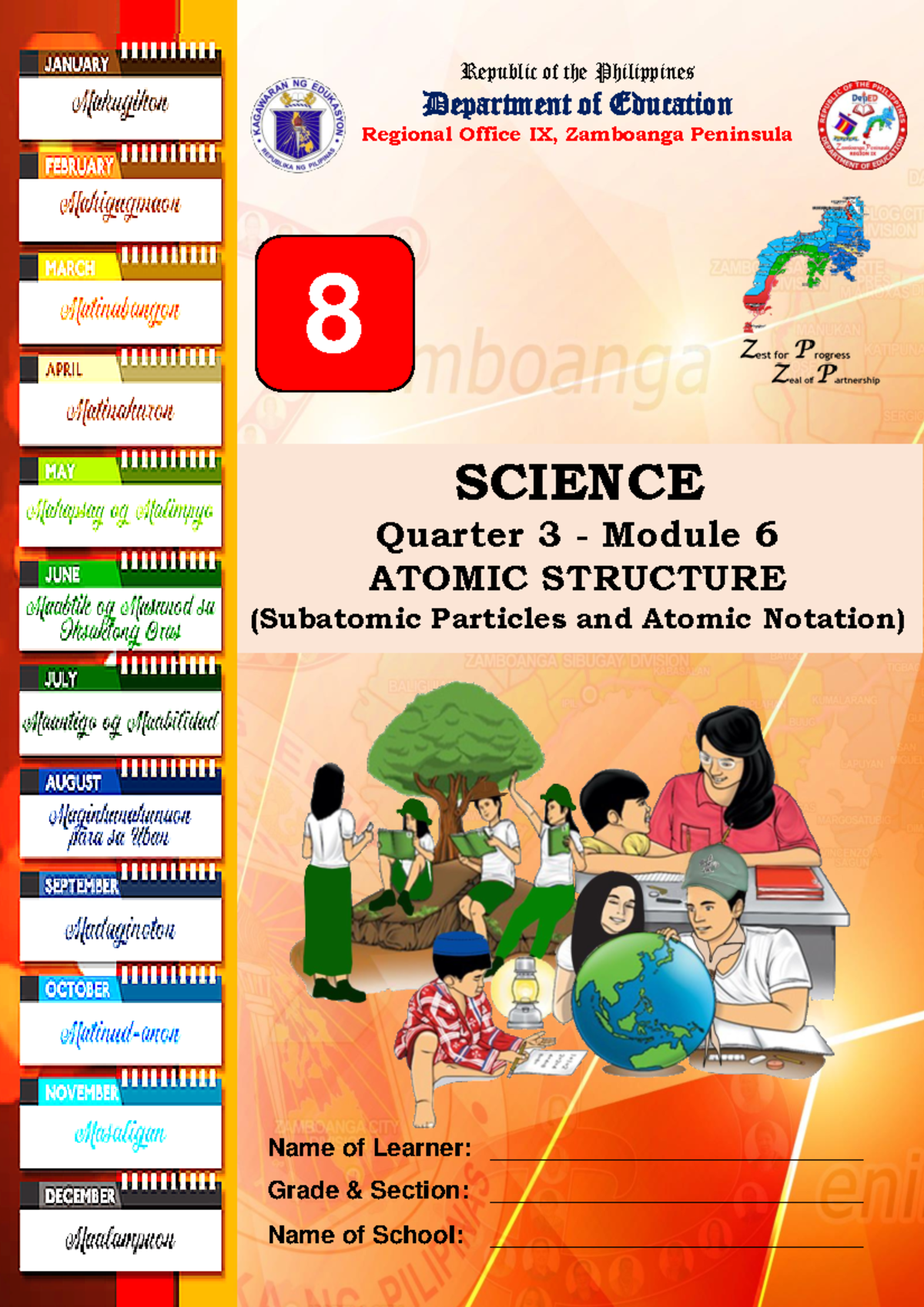 Science-8 Module-6 version-3 - SCIENCE Quarter 3 - Module 6 ATOMIC ...