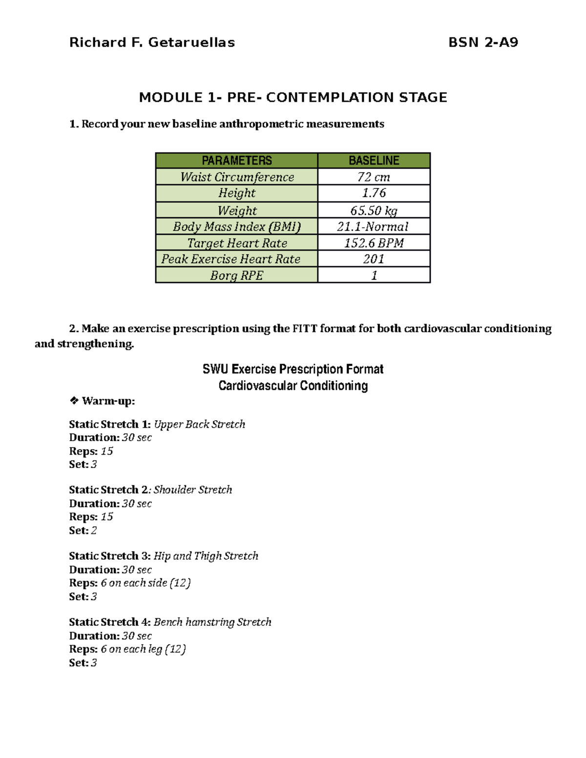 Science - Annex A-C - Richard F. Getaruellas BSN 2-A MODULE 1- PRE ...