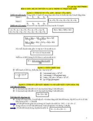 TN HÓA - Trắc nghiệm hóa - Hóa sinh - Studocu