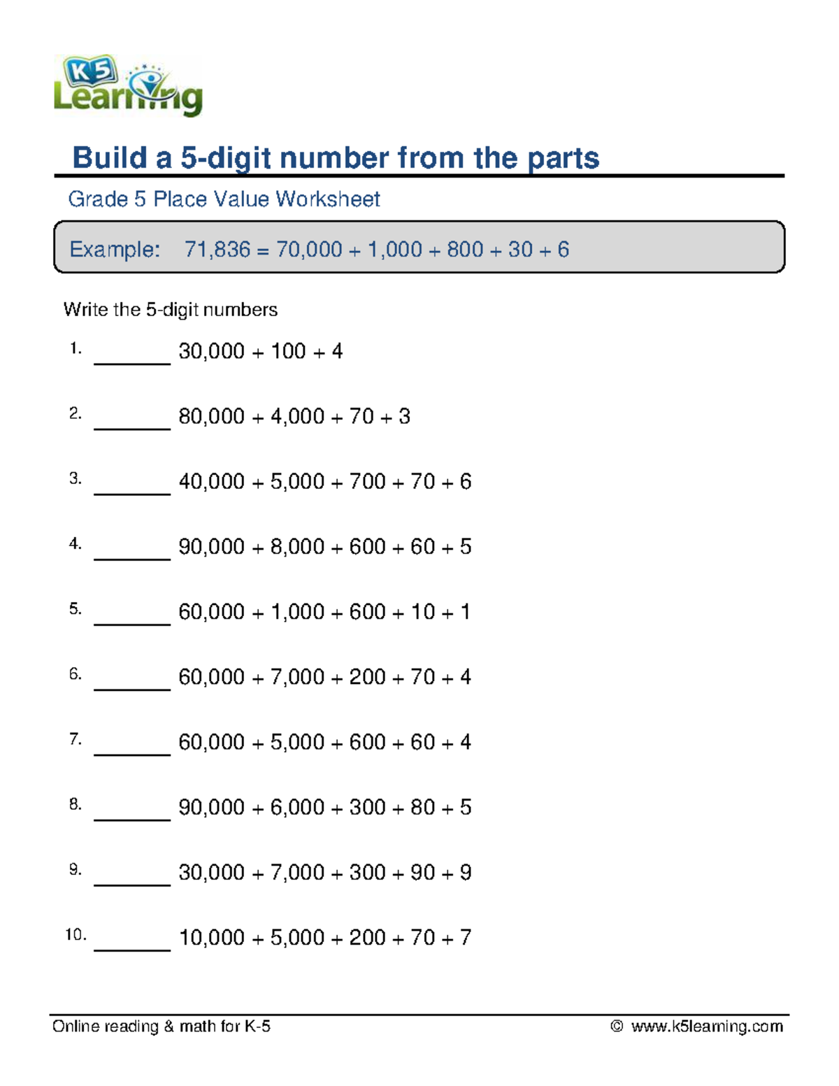 Grade-5-place-value-5-digit-a - Copy - Online reading & math for K-5 ...