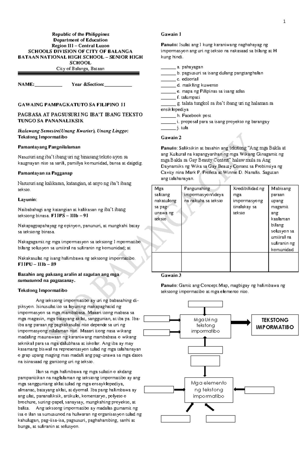 Pagpag-A - grrgadfdv - Republic of the Philippines Department of ...