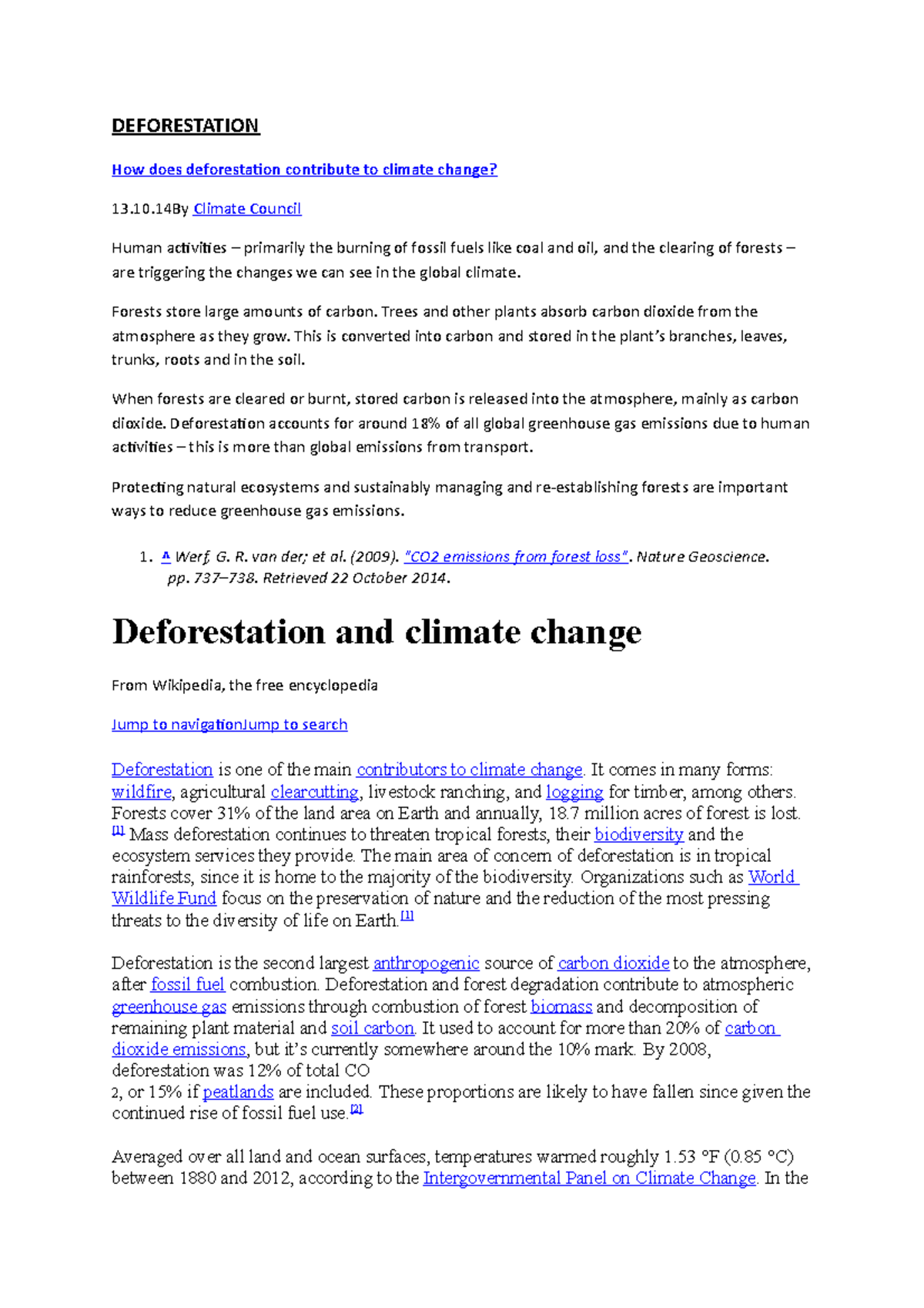 Deforestation eng project - DEFORESTATION How does deforestation ...