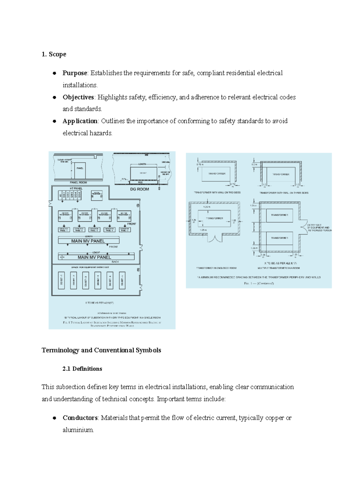 Electrical arch - Scope Purpose: Establishes the requirements for safe ...