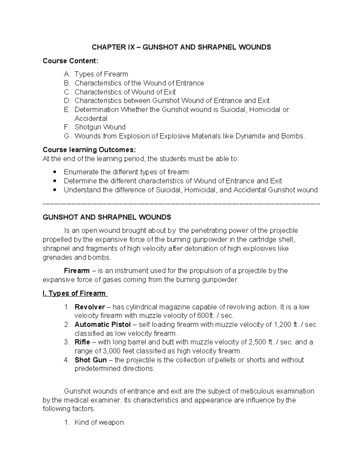 Chapter 9 Activity 1 2 3 Crims 6 - CHAPTER IX – GUNSHOT AND SHRAPNEL ...